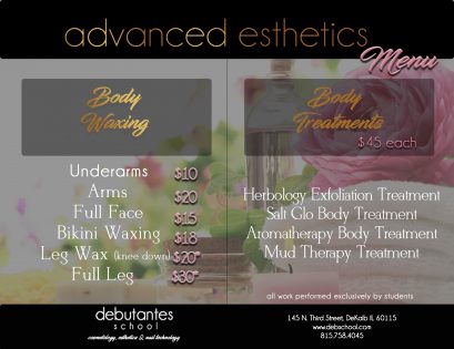 Advanced Esthetics – Debutantes School